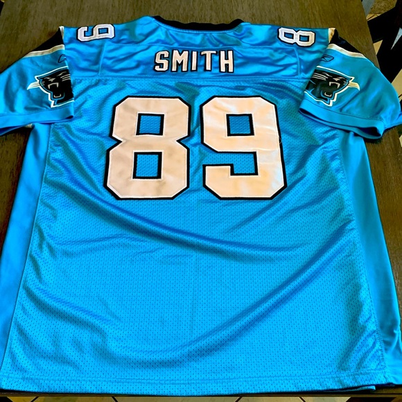 Reebok | Shirts | Vintage Reebok Steve Smith Carolina Panthers ...